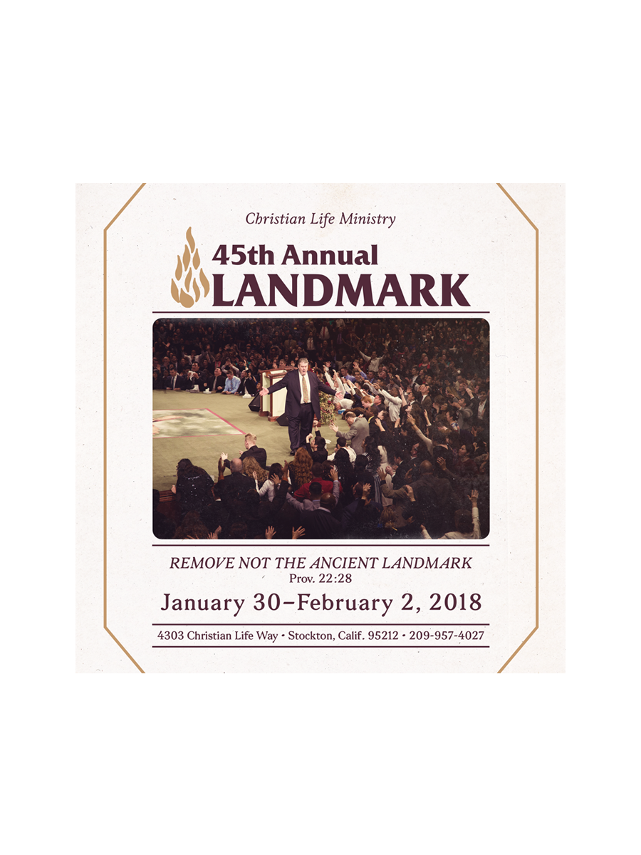 2018 Landmark DVD/CD Set – CHRISTIAN LIFE CENTER
